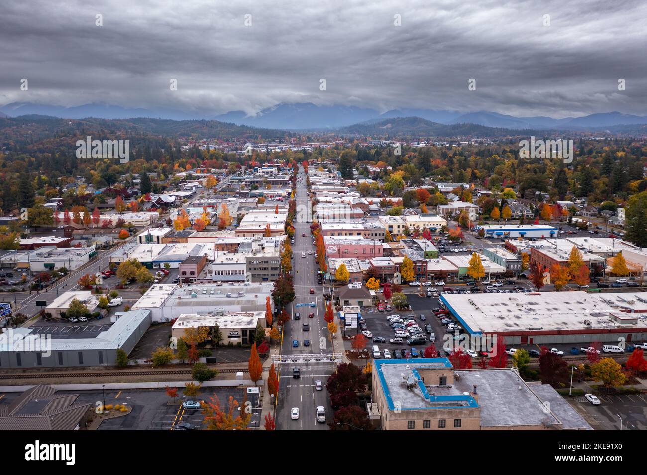 Historic downtown district of Grants Pass, Oregon Stock Photo - Alamy