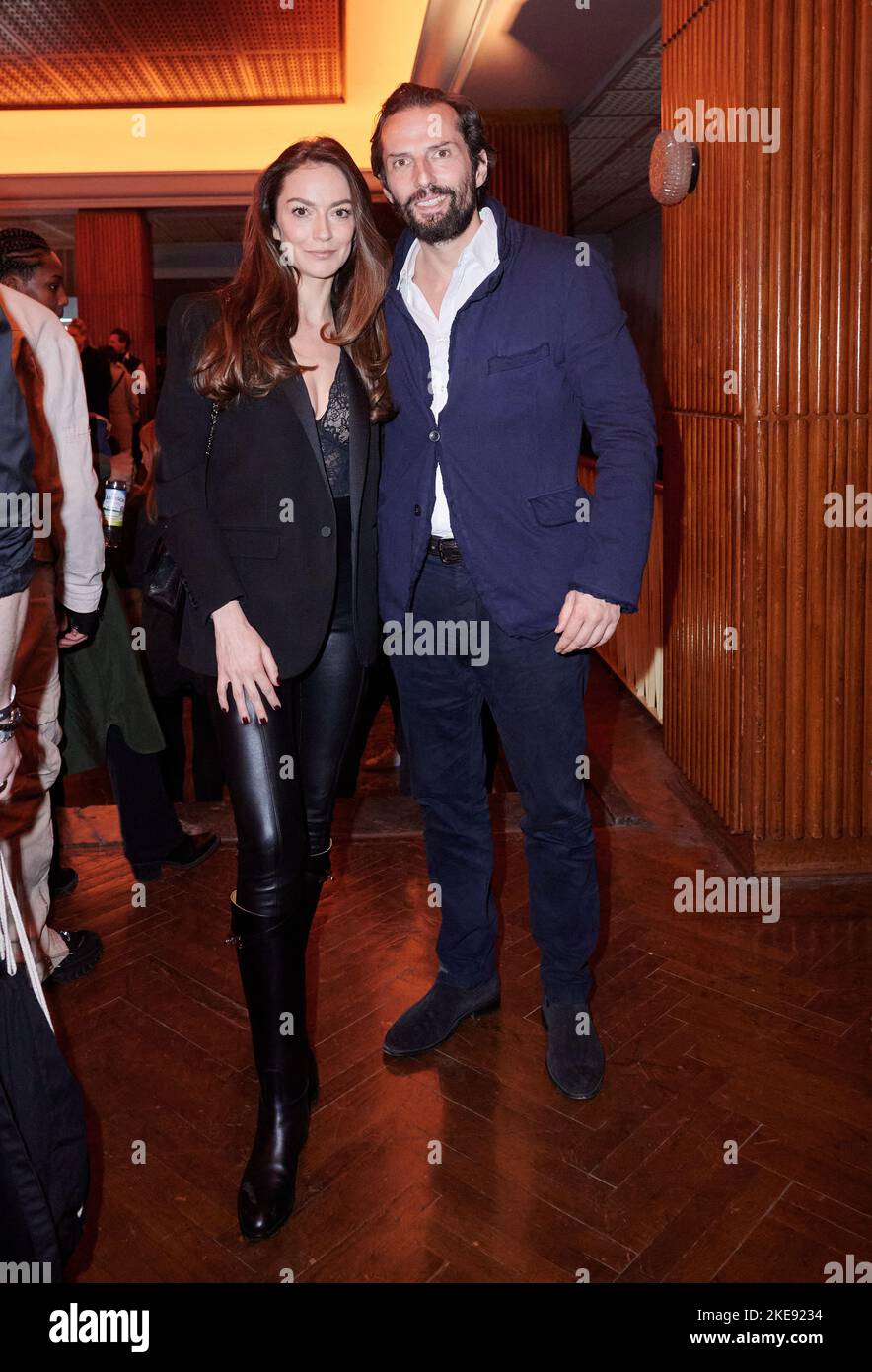 Berlin, Germany. 10th Nov, 2022. Quirin Berg and his wife Kara Ann Berg ...