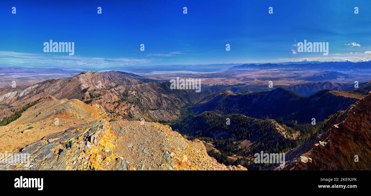 Deseret Peak views hiking Stansbury Mountains, by Oquirrh Mountain ...