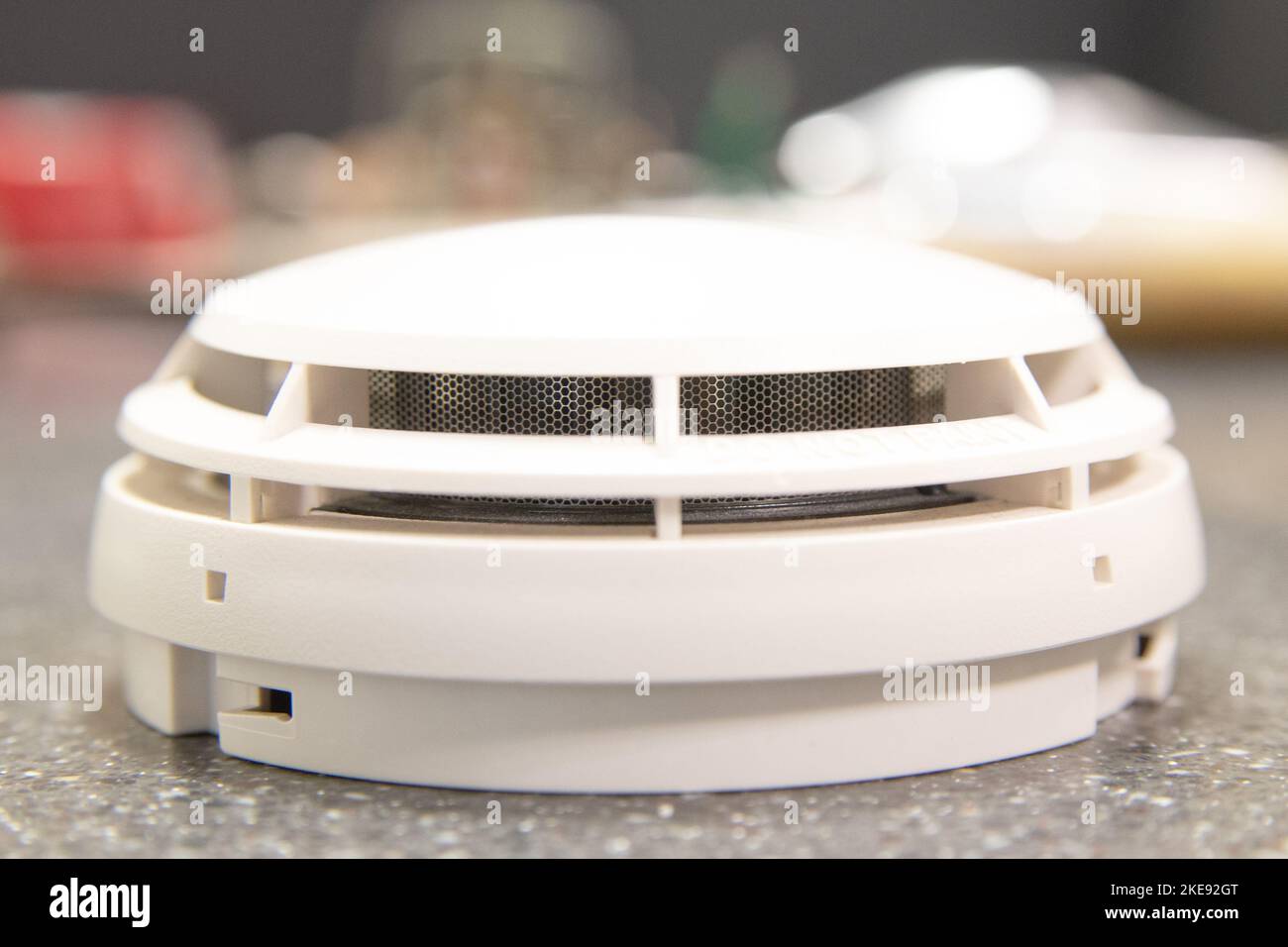 Fire alarm and heat detector that is used for training of security ...