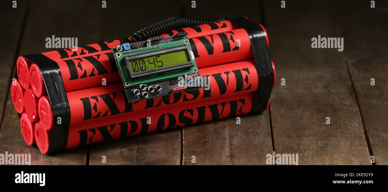 Timebomb digital clock timer countdown hi-res stock photography and ...