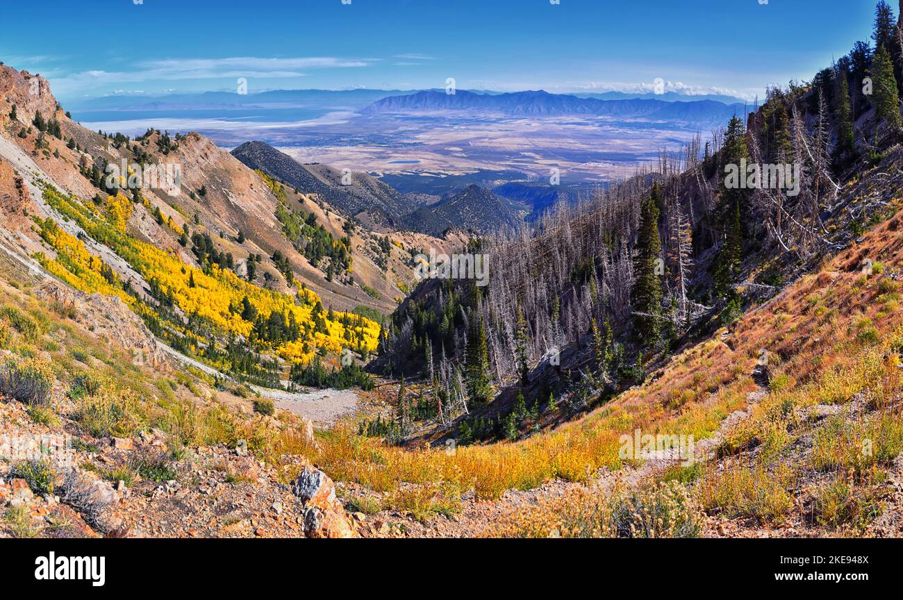 Deseret Peak views hiking Stansbury Mountains, by Oquirrh Mountain ...
