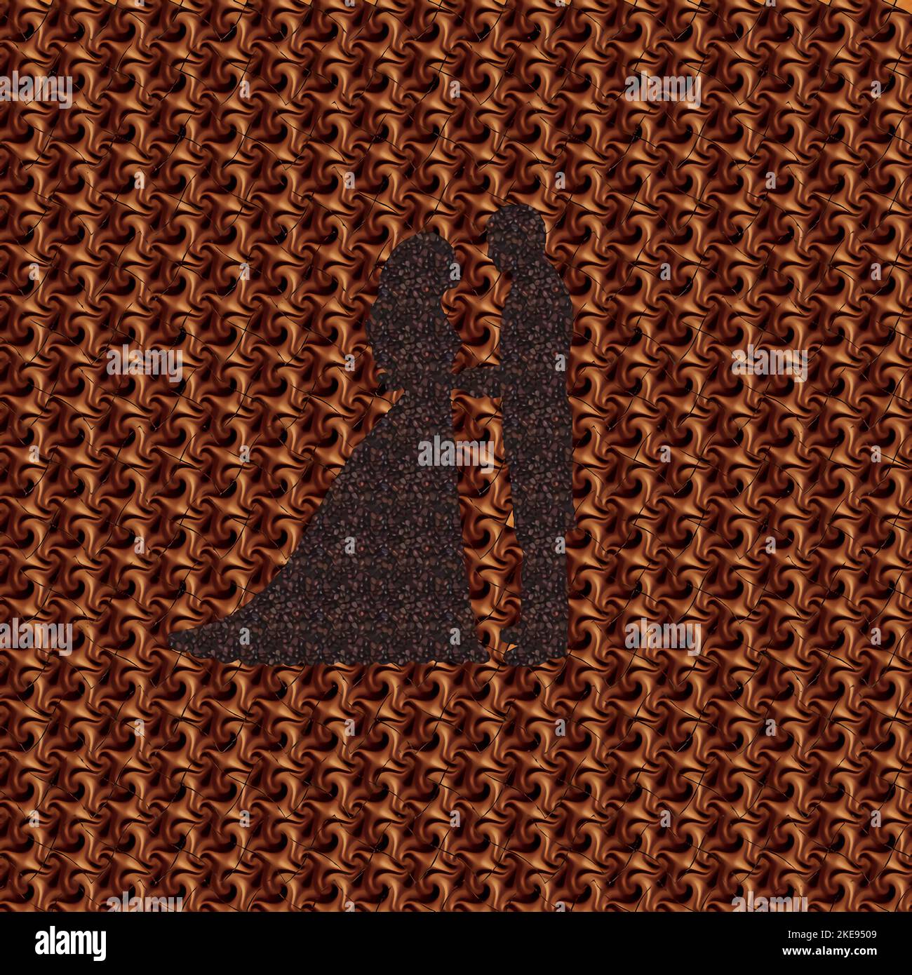 Abstract Art Texture Artwork Couple Stock Photo - Alamy