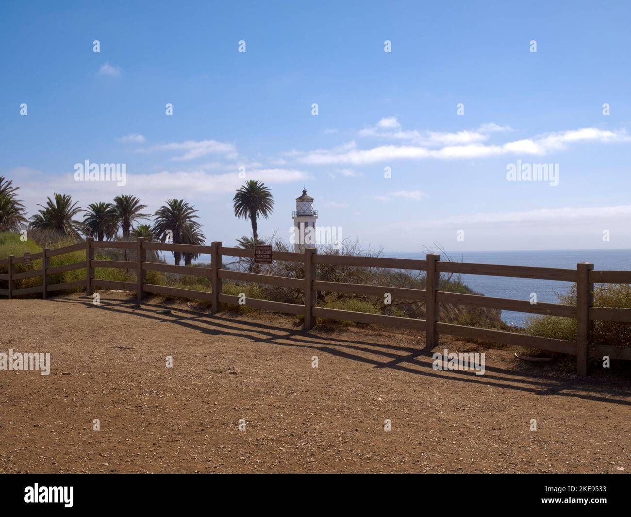 Point Vincente Lighthouse in Rancho Palos Verdes, California, USA Stock ...