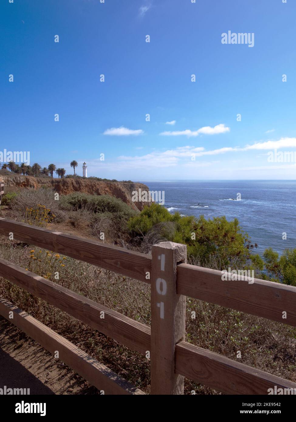 Point Vincente Lighthouse in Rancho Palos Verdes, California, USA Stock ...