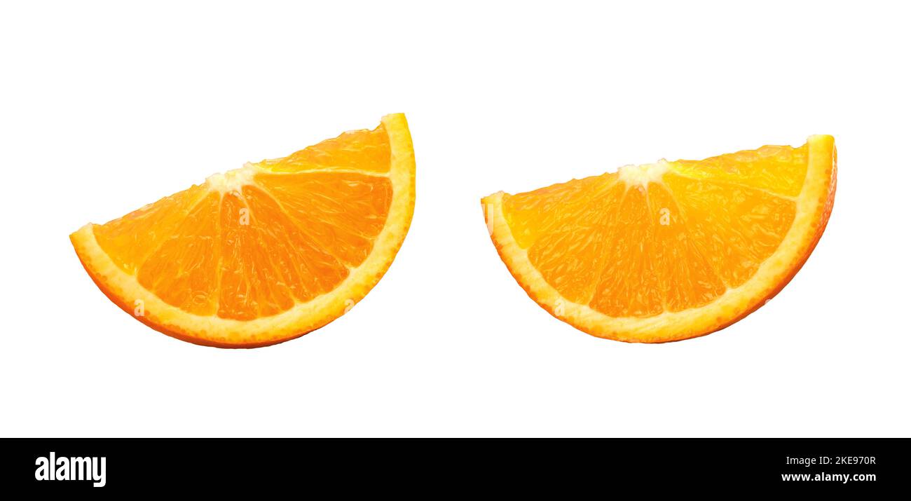 Orange, isolated on white background, realism, photo realistic Stock ...
