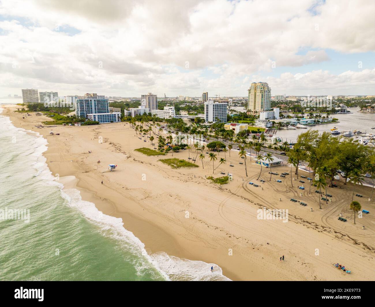 Beach erosion fort lauderdale florida hi-res stock photography and ...