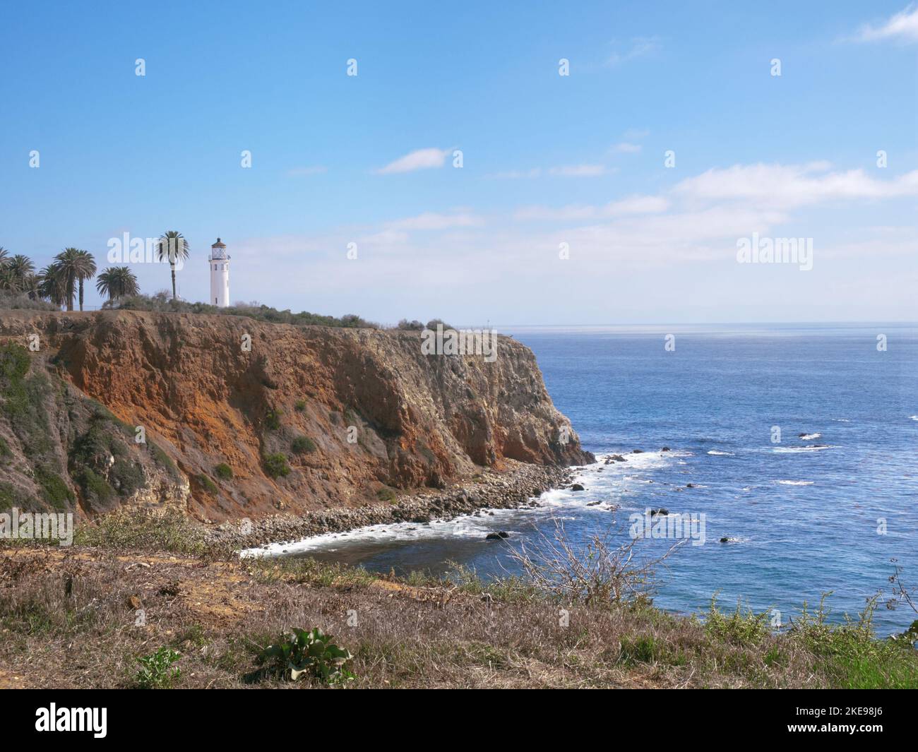 Point Vincente Lighthouse in Rancho Palos Verdes, California, USA Stock Photo - Alamy
