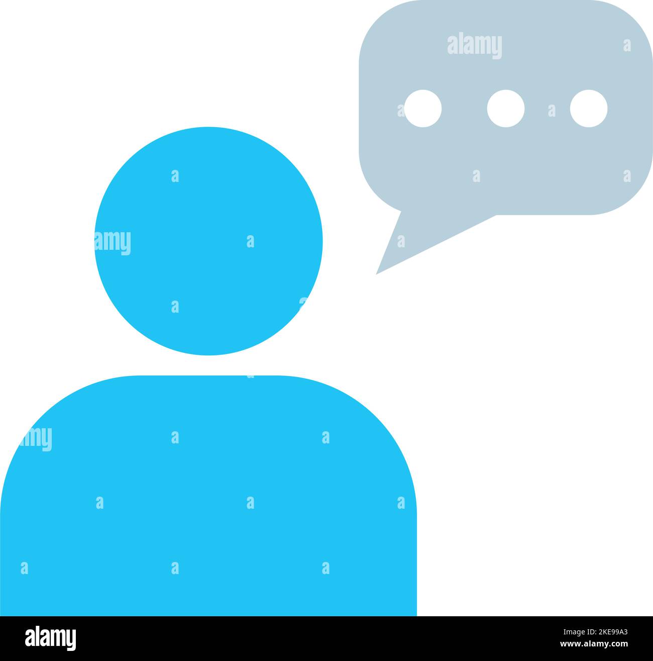 avatar with speech bubble Stock Vector Image & Art - Alamy