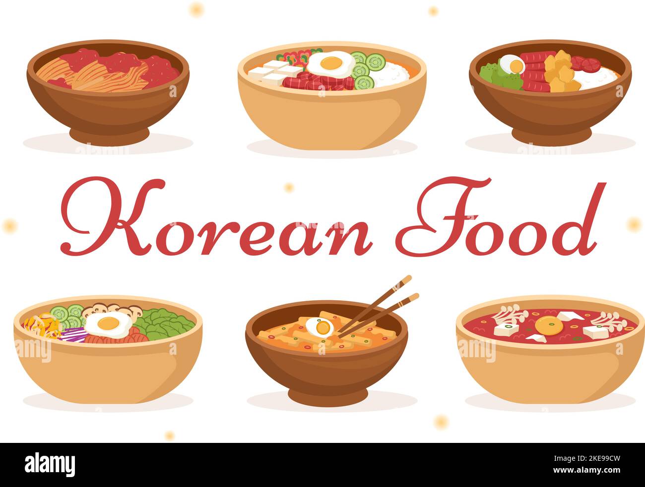Tteokbokki vector Stock Vector Images - Alamy