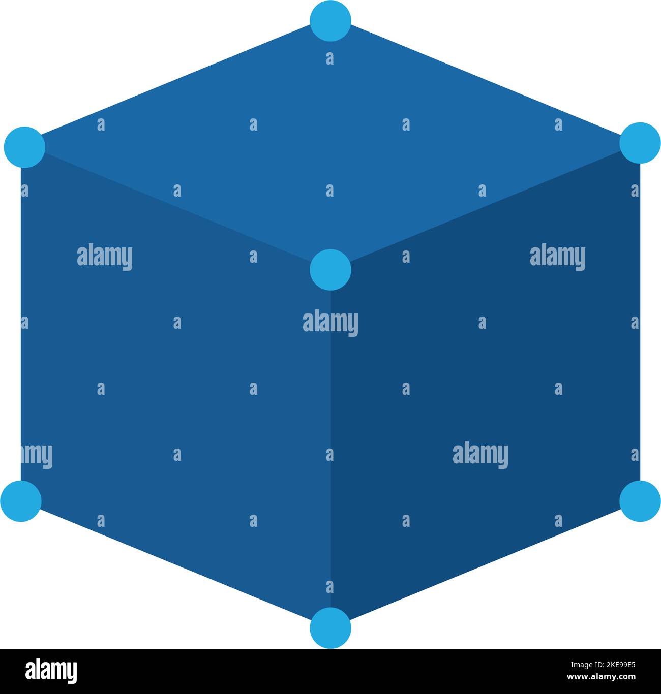 blockchain box icon Stock Vector Image & Art - Alamy