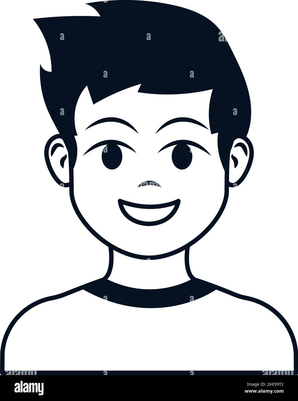 young man doodle Stock Vector Image & Art - Alamy