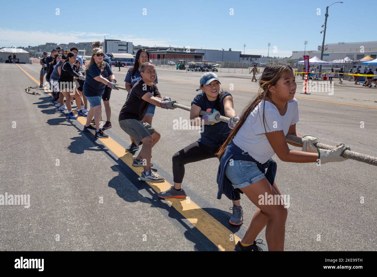 Women and men pulling together at the Special Olympics of Southern ...