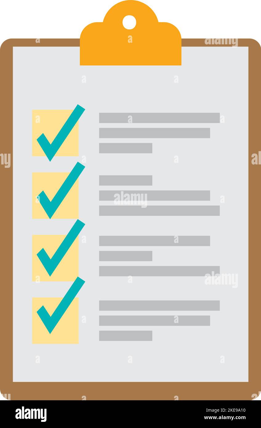 checklist icon image Stock Vector Image & Art - Alamy