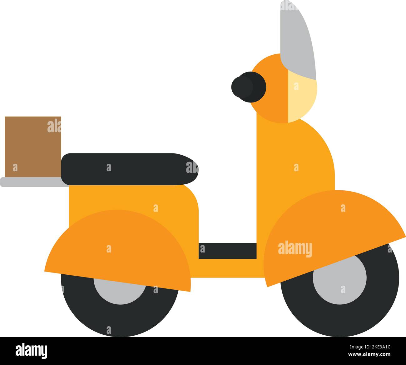delivery scooter icon Stock Vector Image & Art - Alamy
