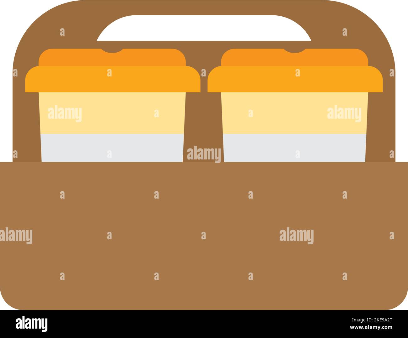 coffee takeout box icon Stock Vector Image & Art - Alamy