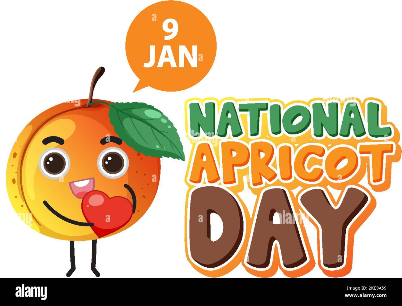 National apricot day icon illustration Stock Vector Image & Art - Alamy