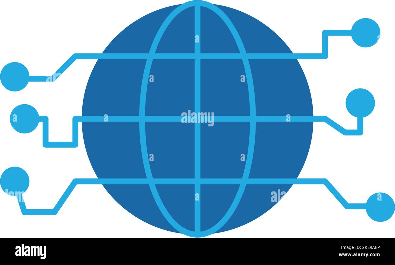 global networking icon Stock Vector Image & Art - Alamy