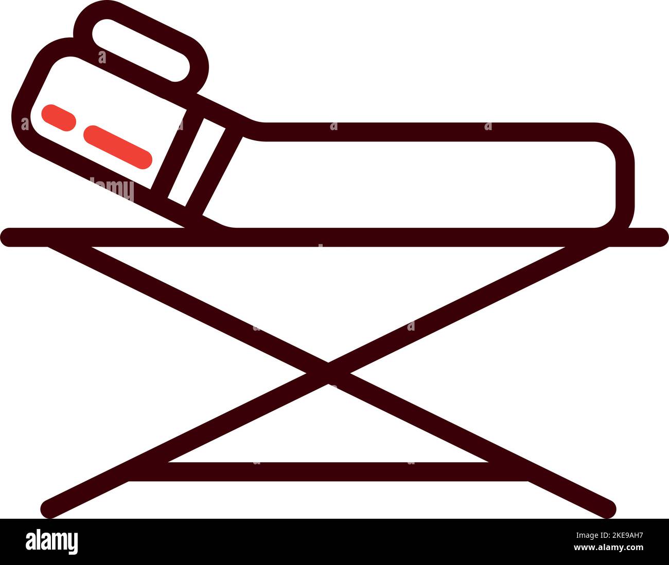 Hospital gurney wheel Stock Vector Images - Alamy