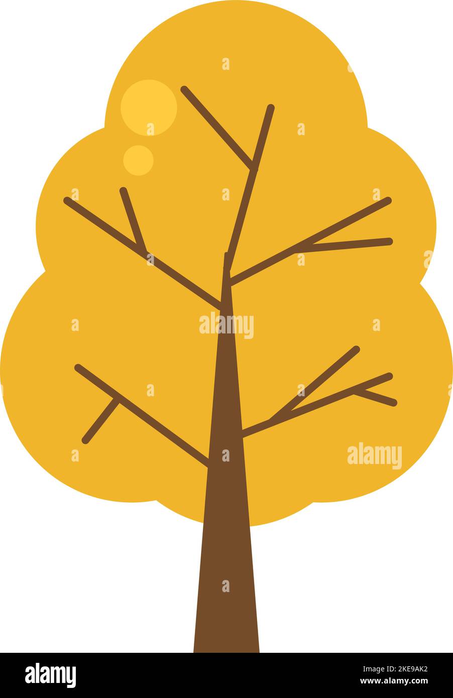 yellow tree icon Stock Vector Image & Art - Alamy