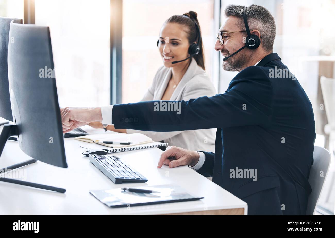 Woman employee helping man customer hi-res stock photography and images ...