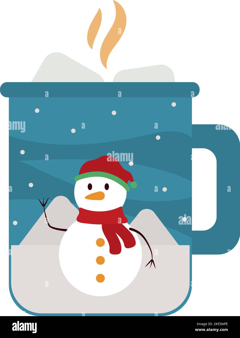 Hot Cocoa Cup Stock Vector Image And Art Alamy
