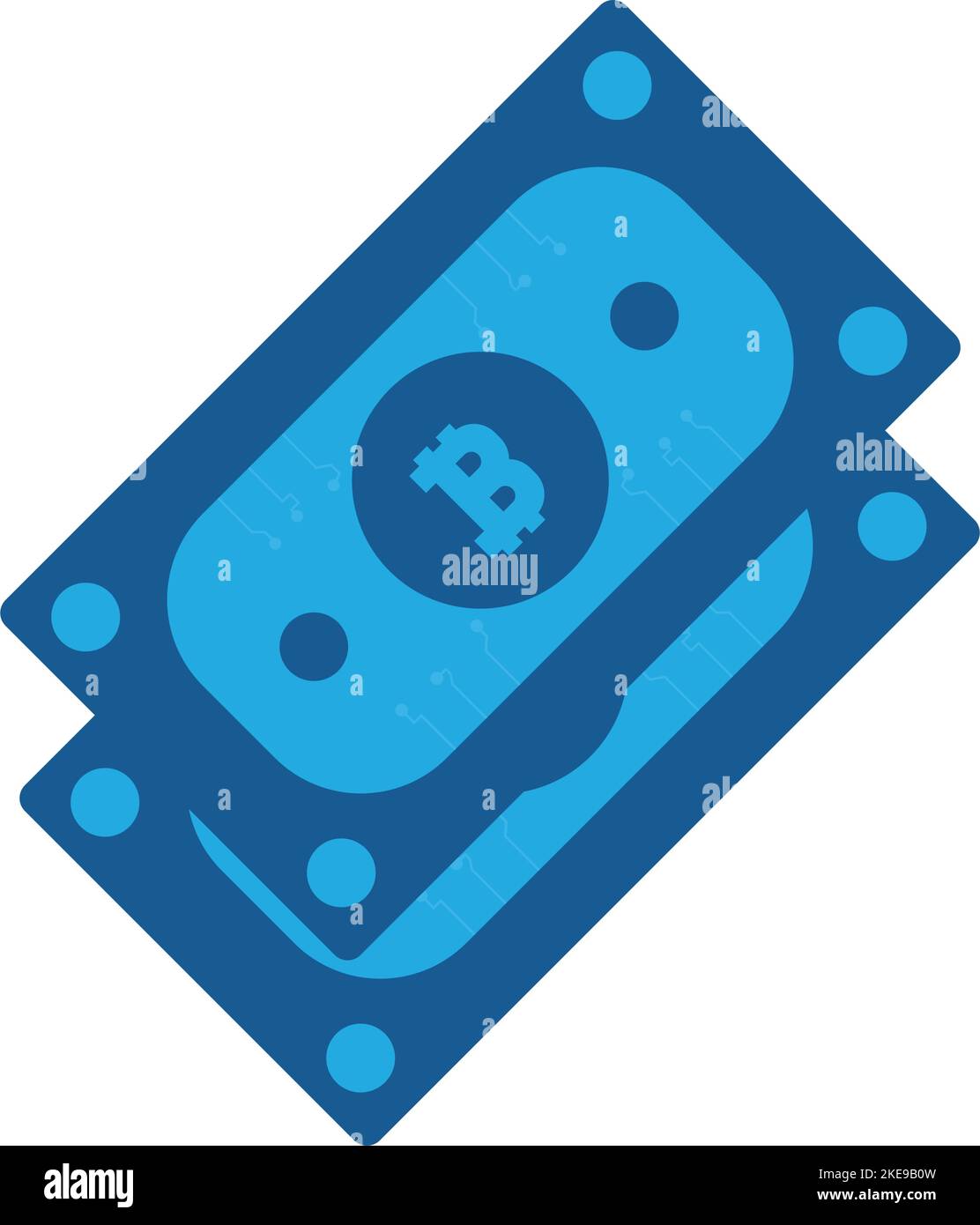 bitcoin bills icon Stock Vector Image & Art - Alamy