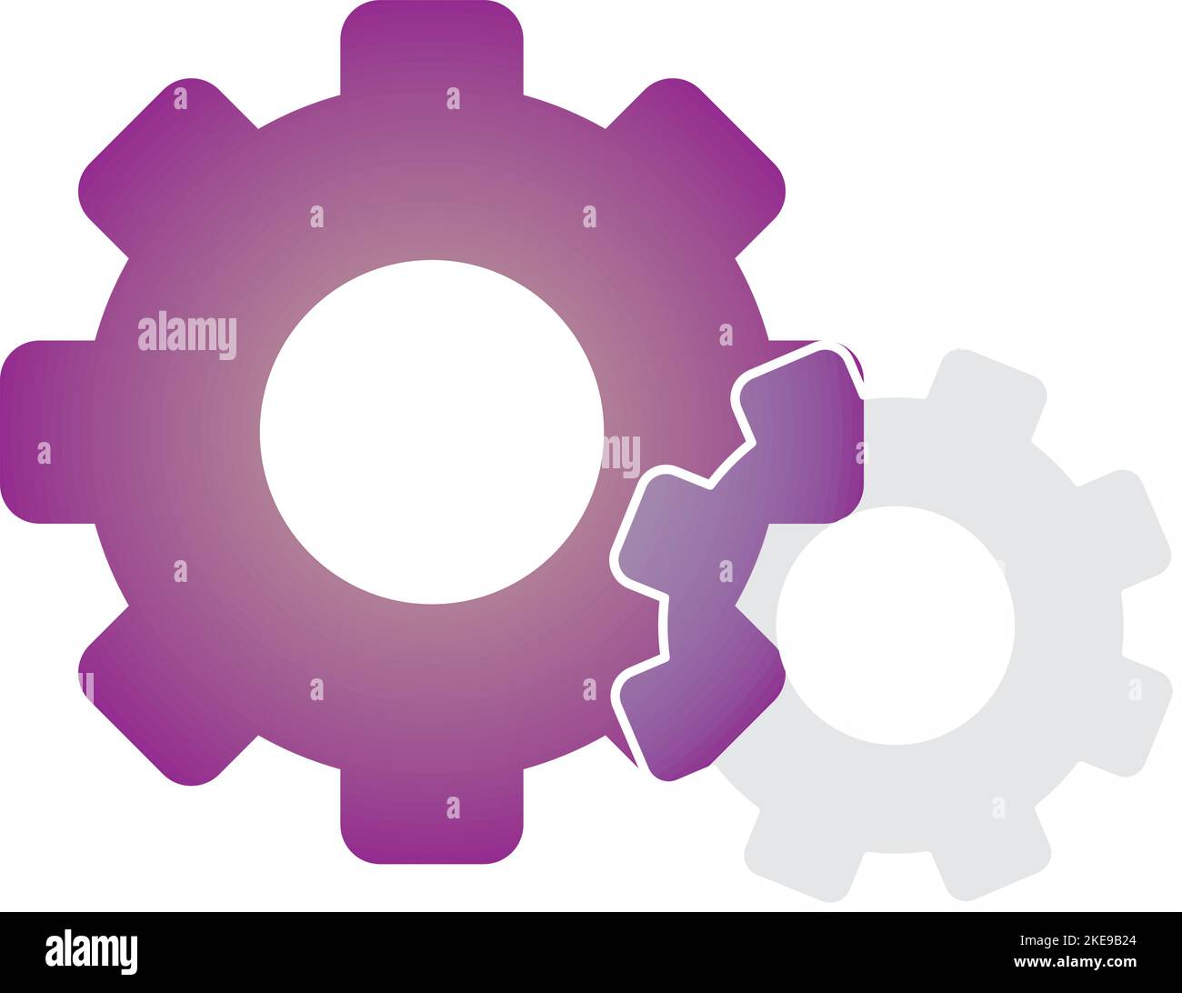 gear wheels icon Stock Vector Image & Art - Alamy