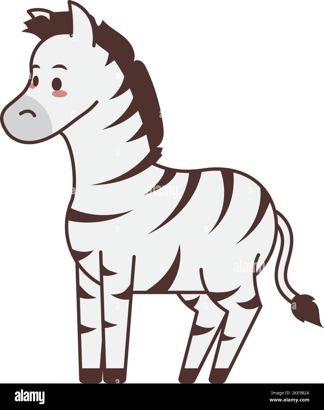 cute zebra icon Stock Vector Image & Art - Alamy