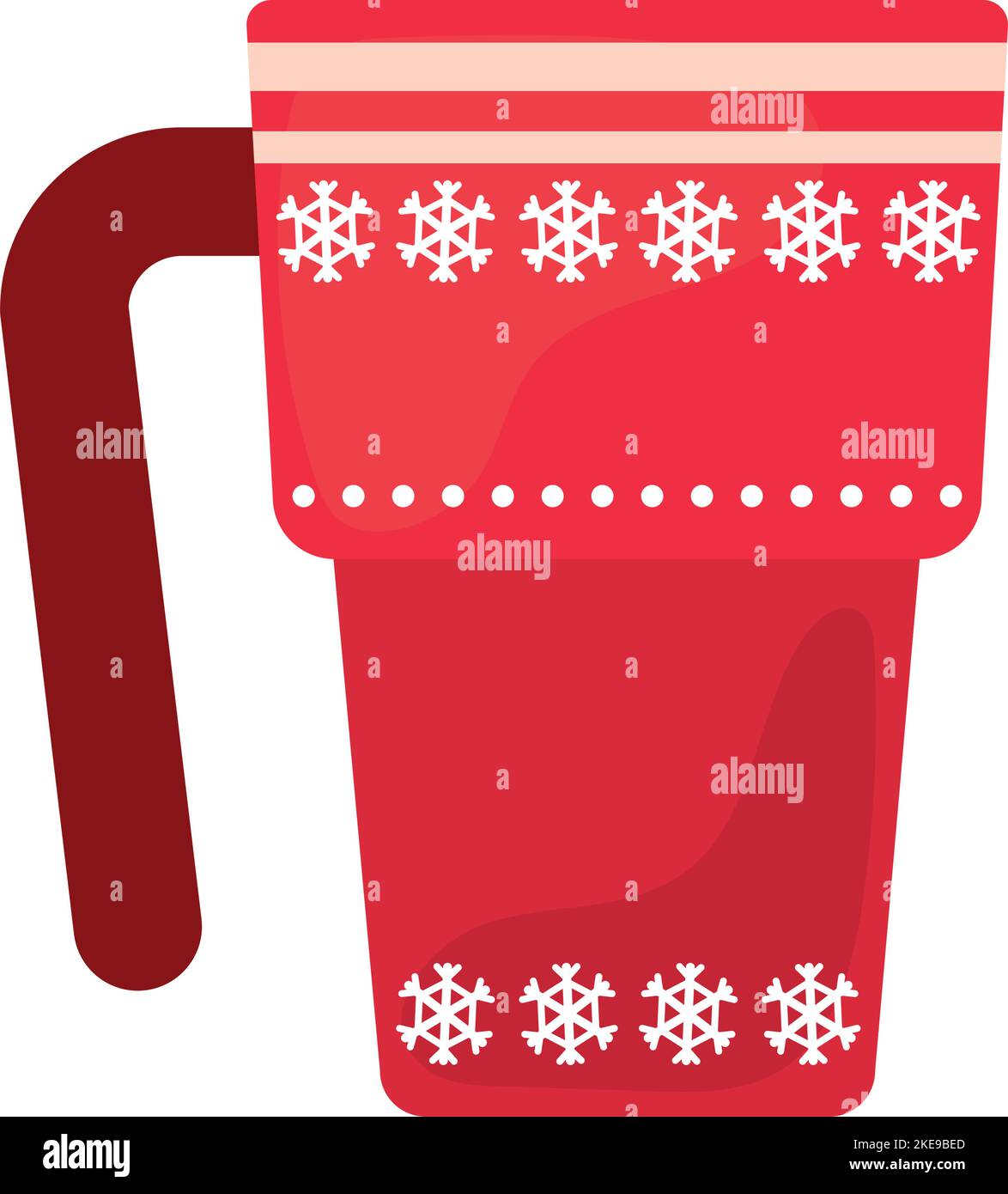 christmas mug design Stock Vector Image & Art - Alamy