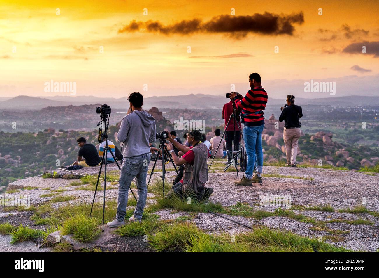 matanga hill hampi, karnataka, india Stock Photo - Alamy