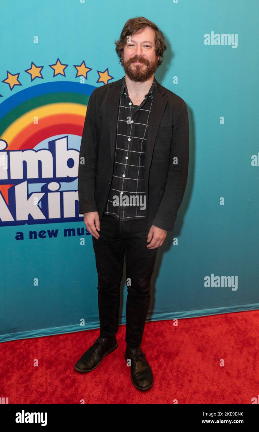 John Gallagher Jr. attends opening night of Kimberly Akimbo musical on Broadway at Booth Theatre ...