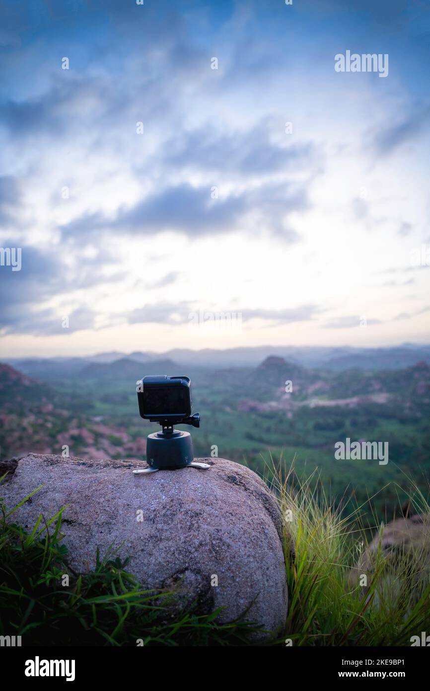matanga hill hampi, karnataka, india Stock Photo - Alamy
