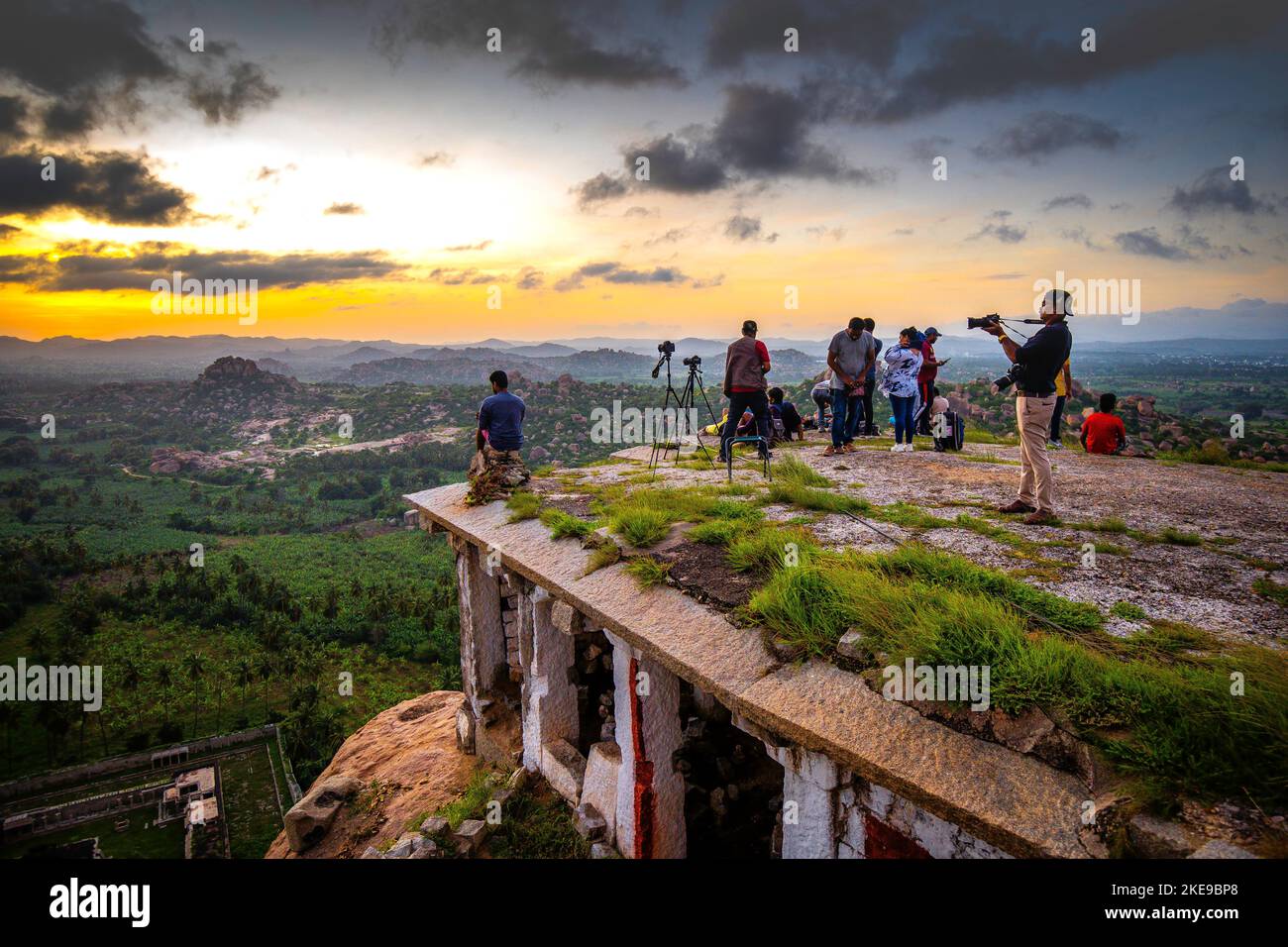 matanga hill hampi, karnataka, india Stock Photo - Alamy