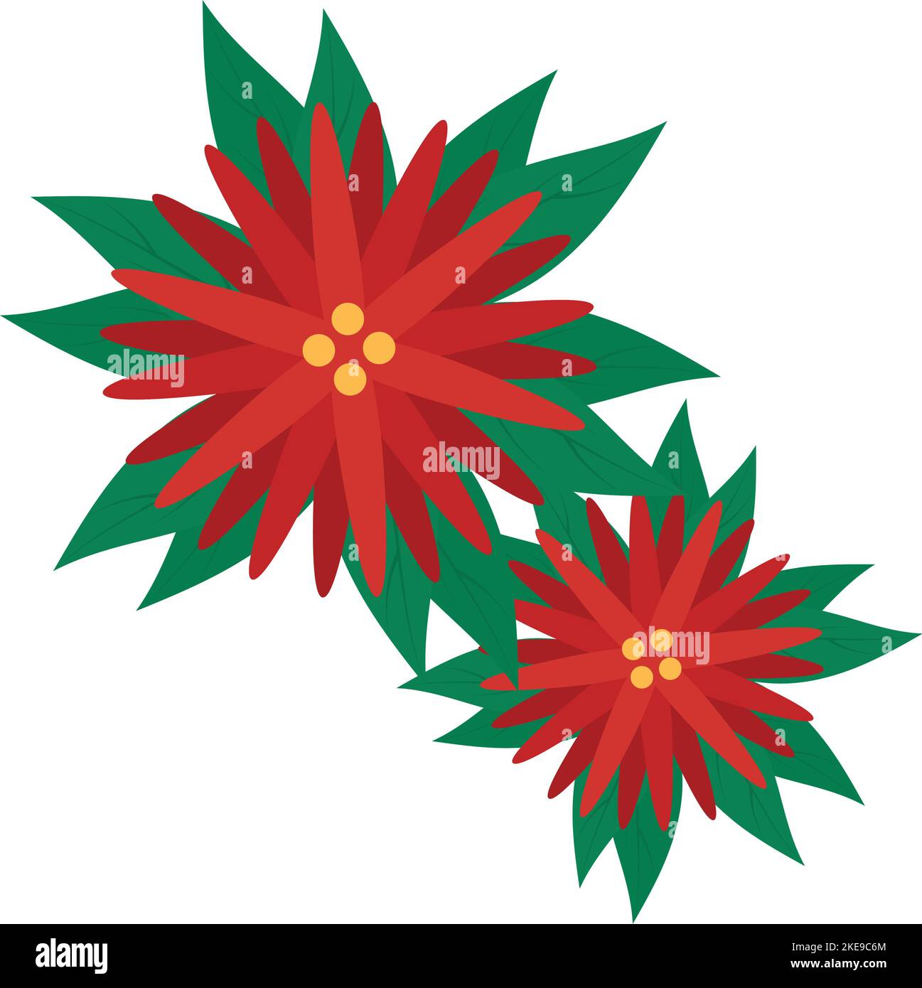 christmas flowers icon Stock Vector Image & Art - Alamy