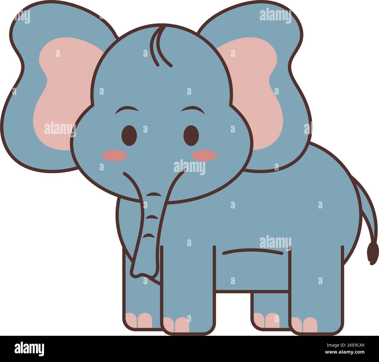 cute elephant icon Stock Vector Image & Art - Alamy