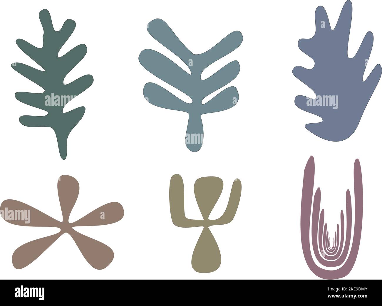 Various organic patterns Stock Vector Images - Alamy