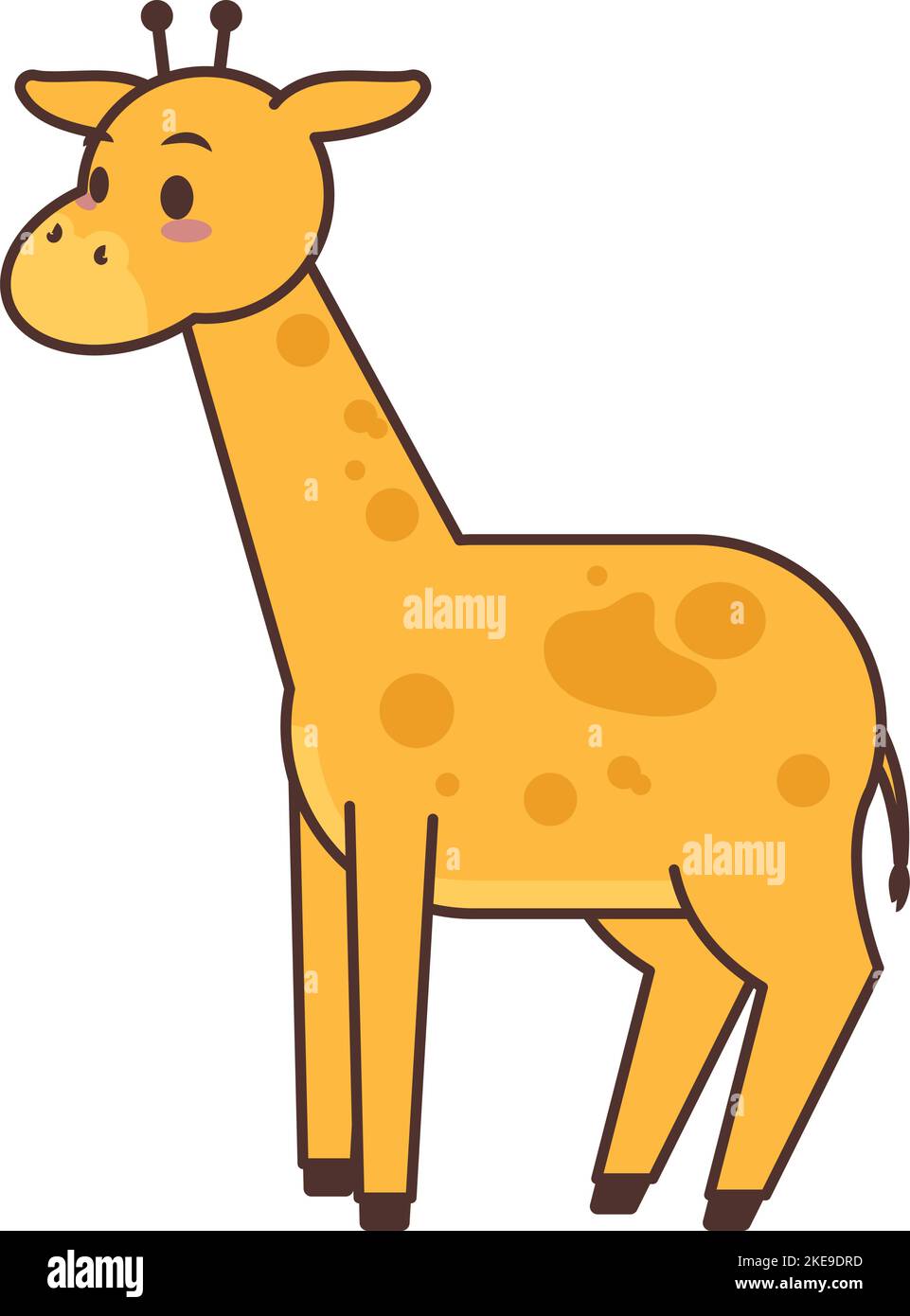 cute giraffe icon Stock Vector Image & Art - Alamy