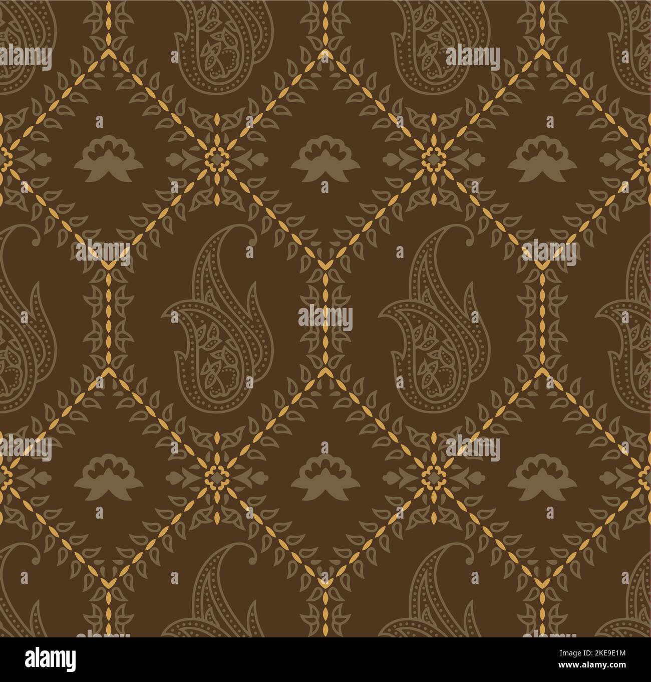 Vintage oriental style seamless Stock Vector Images - Alamy