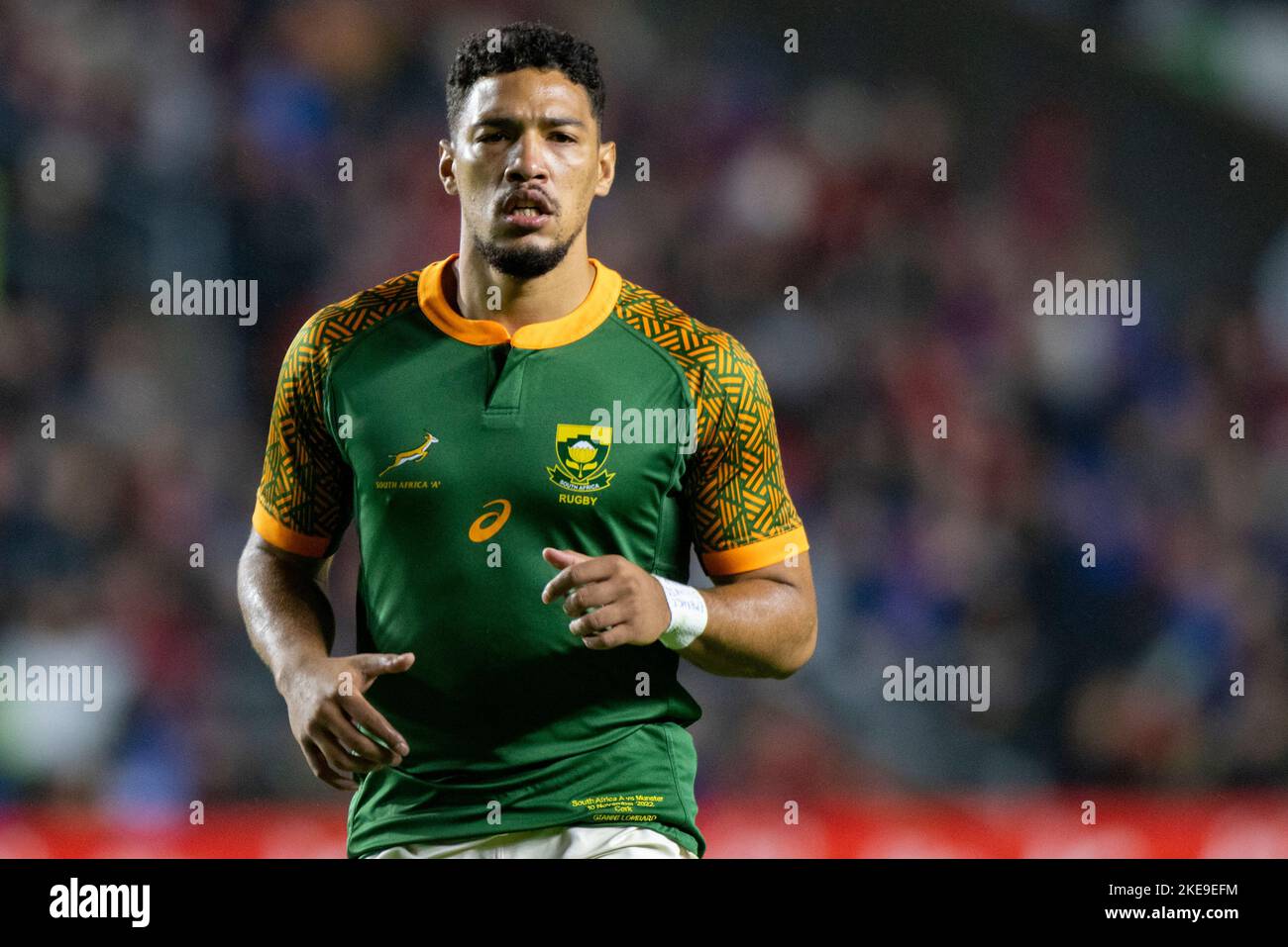 Cork, Ireland on November 10, 2022 Gianni Lombard of South Africa "A ...