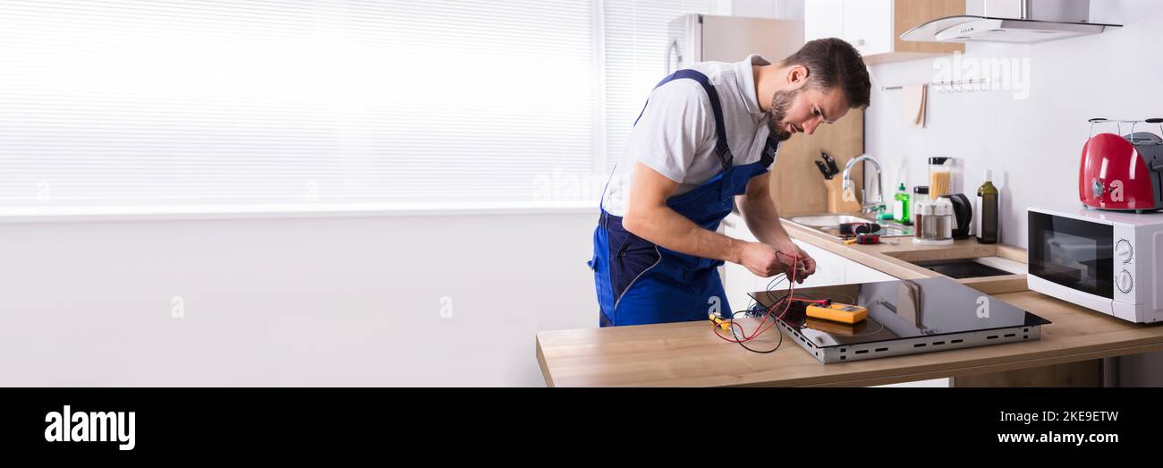 Installing an appliance hi-res stock photography and images - Alamy