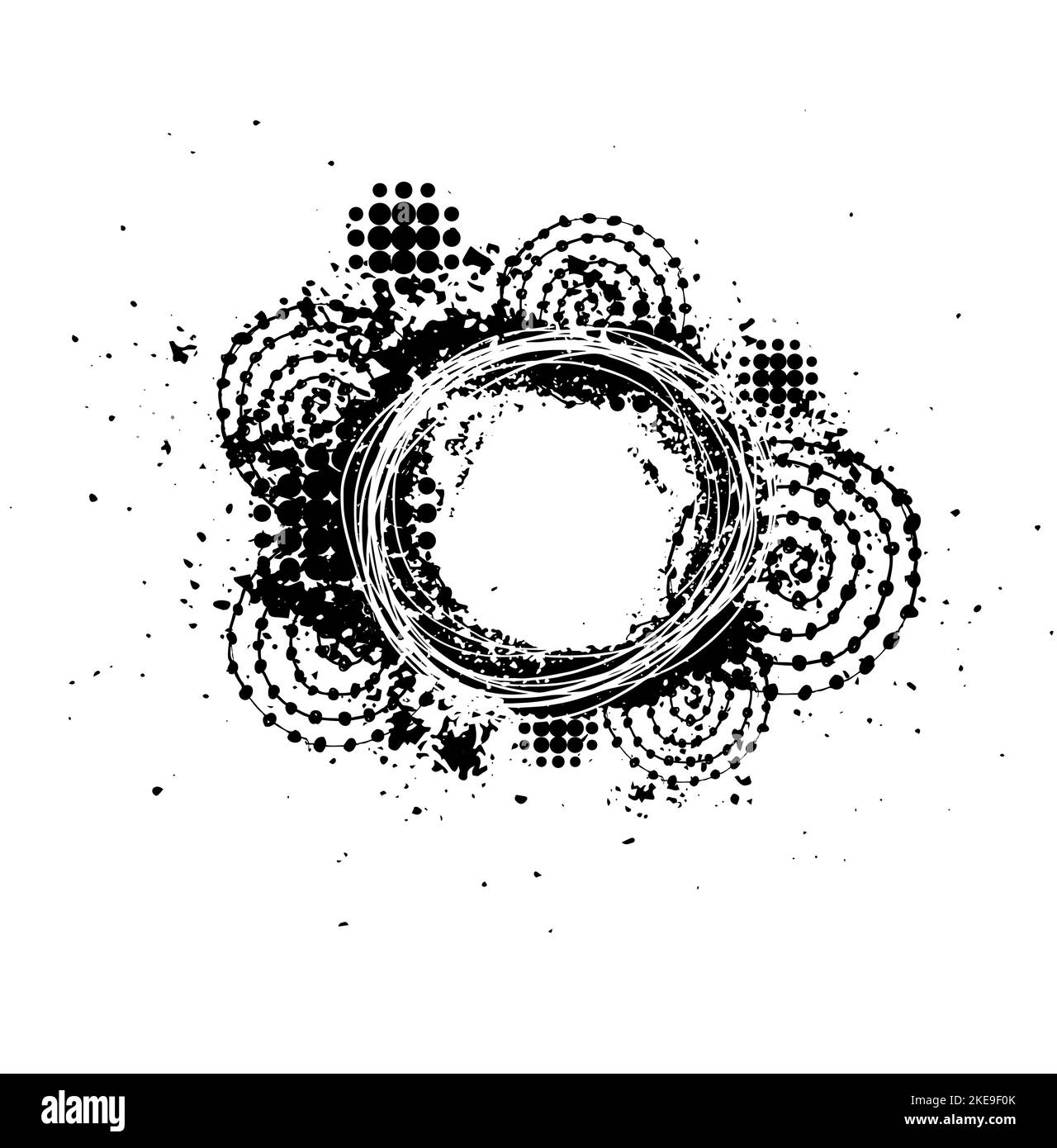 Enso stamp Black and White Stock Photos & Images - Alamy