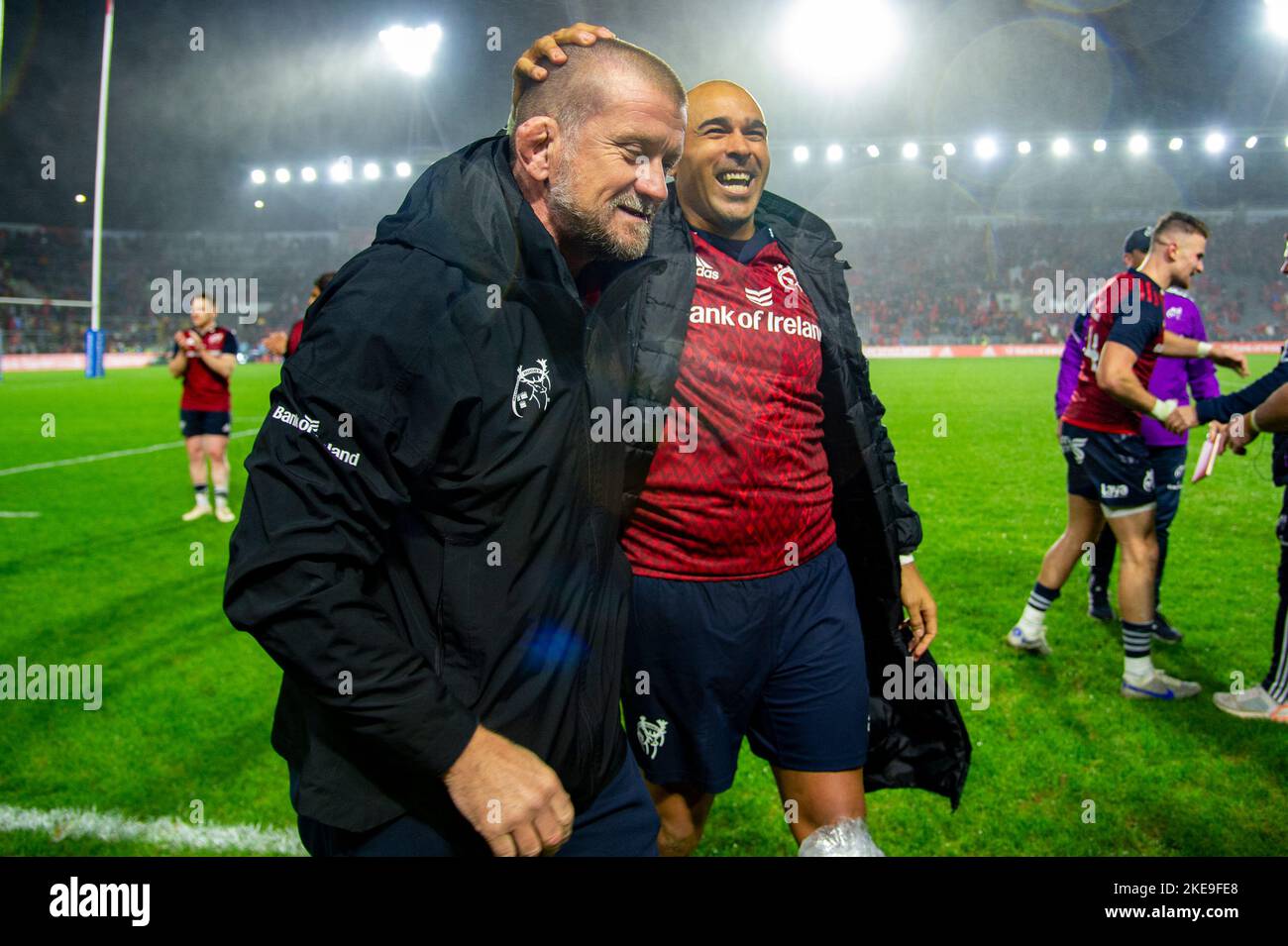 Cork, Ireland on November 10, 2022 Munster Head coach Graham Rowntree ...