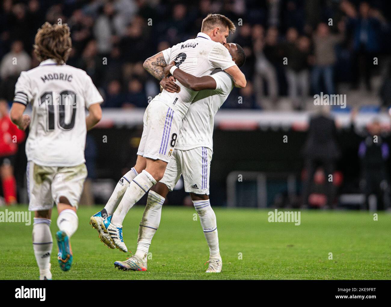 10th November 2022; Stadium Santiago Bernabeu, Madrid, La Liga ...