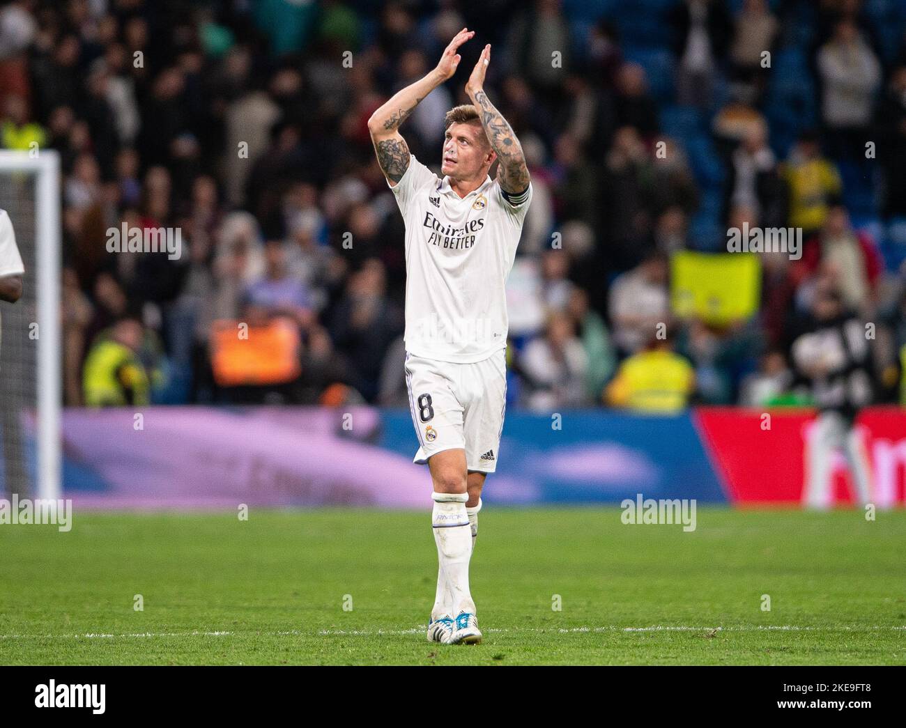 10th November 2022; Stadium Santiago Bernabeu, Madrid, La Liga ...