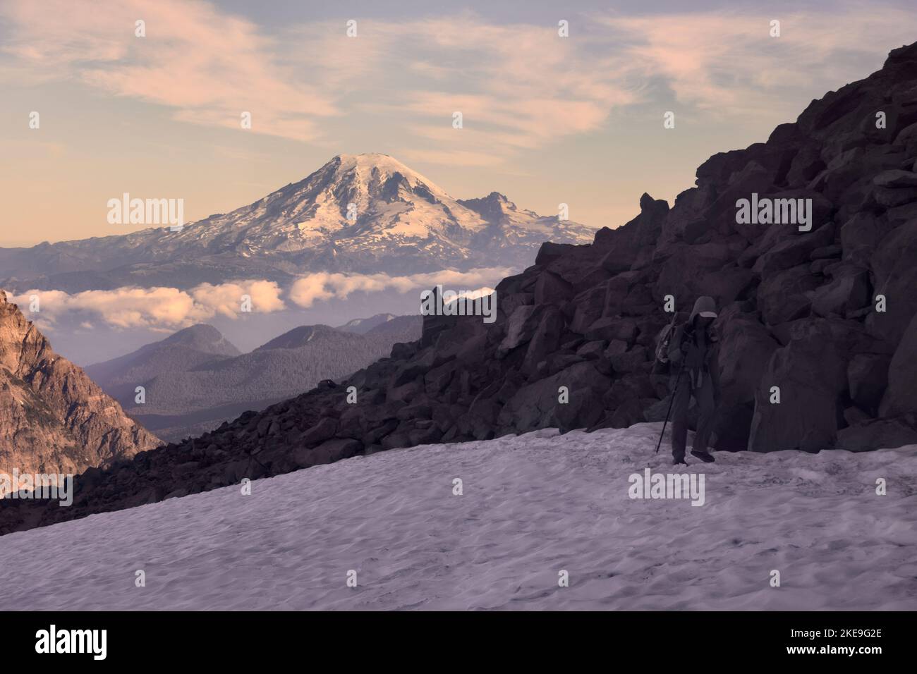 Hiking through the Goat Rocks Wilderness, Pacific Crest Trail ...