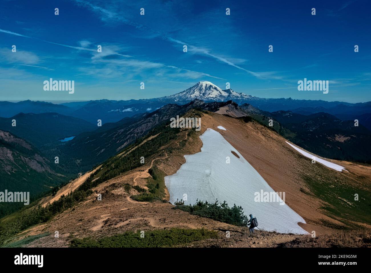 Panorama ridge trail viewpoint hi-res stock photography and images - Alamy
