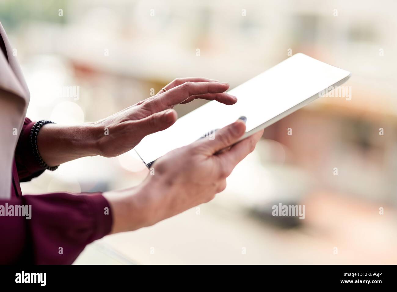 Investing in technology can bring a host of advantages. a businesswoman ...