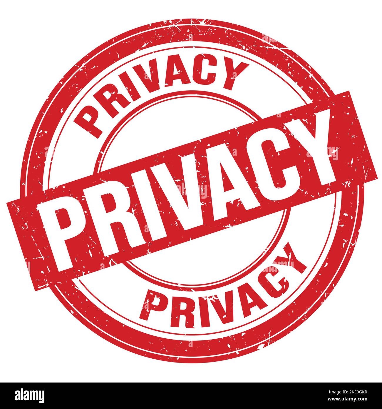 PRIVACY text written on red round grungy stamp sign Stock Photo - Alamy