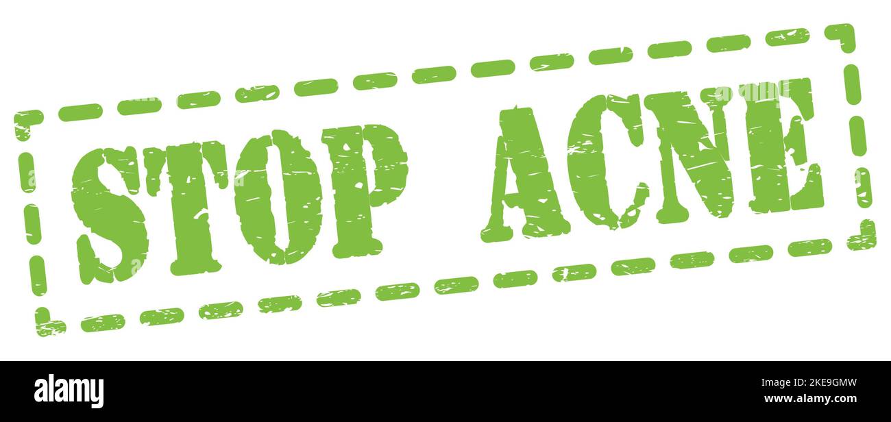 Stop acne stamp hi-res stock photography and images - Alamy